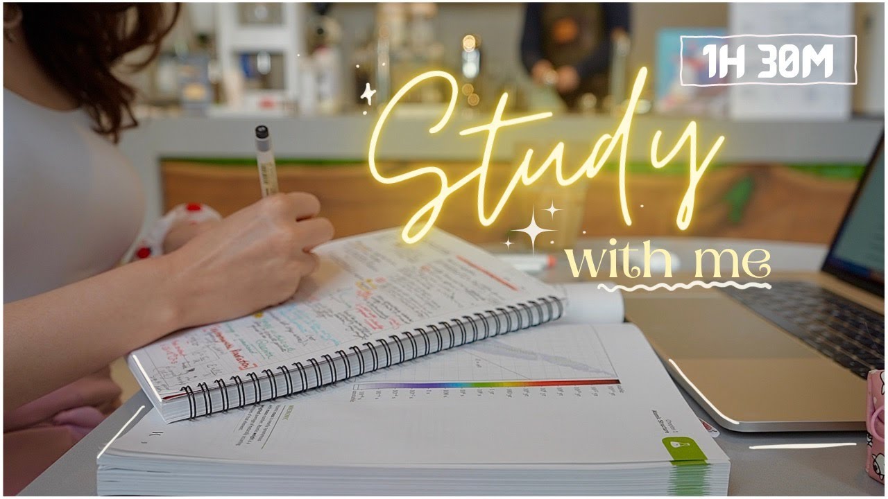 study with me this afternoon? 📝🌧️ gentle rain, note-taking | study with ...