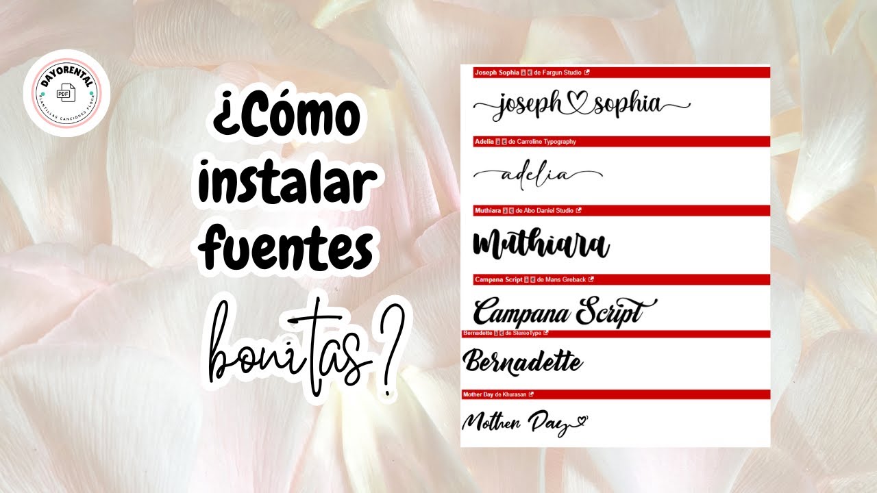 Cómo Descargar Fuentes Bonitas en DaFont - YouTube