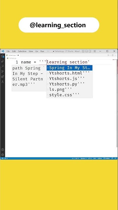 Triple quotes in python - Python | Learning Section - YouTube