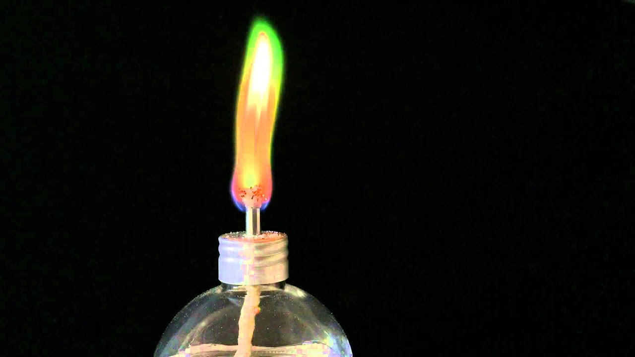 Combustion Reaction Color test - YouTube