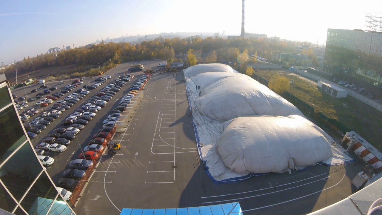 Inflatable Building Construction - YouTube