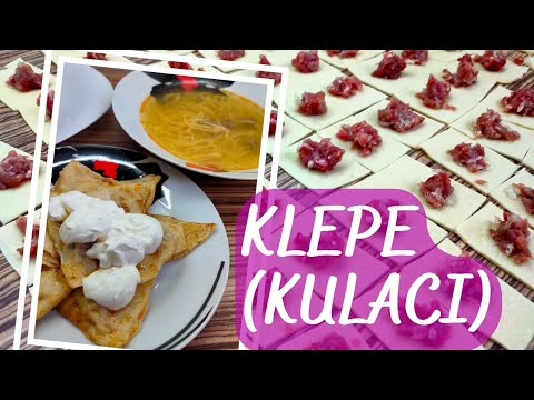 Klepe - kulaci i čorba sa mesnim okruglicama, kompletan ručak od malo ...