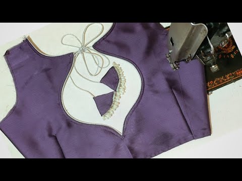 Blouse designs|new boat neck blouse design cutting & stitching|ब्लाउज डिजाइन blouse back neck design