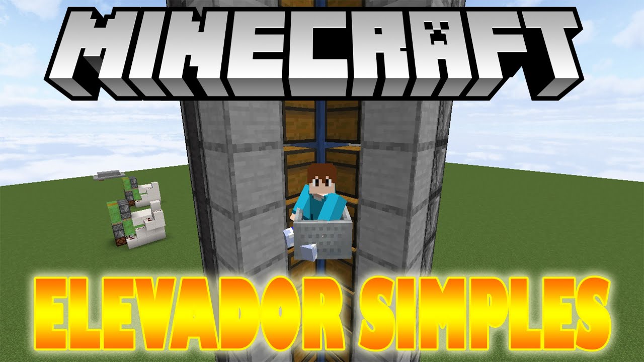 Minecraft Tutorial: ELEVADOR SIMPLES. (#30) - YouTube