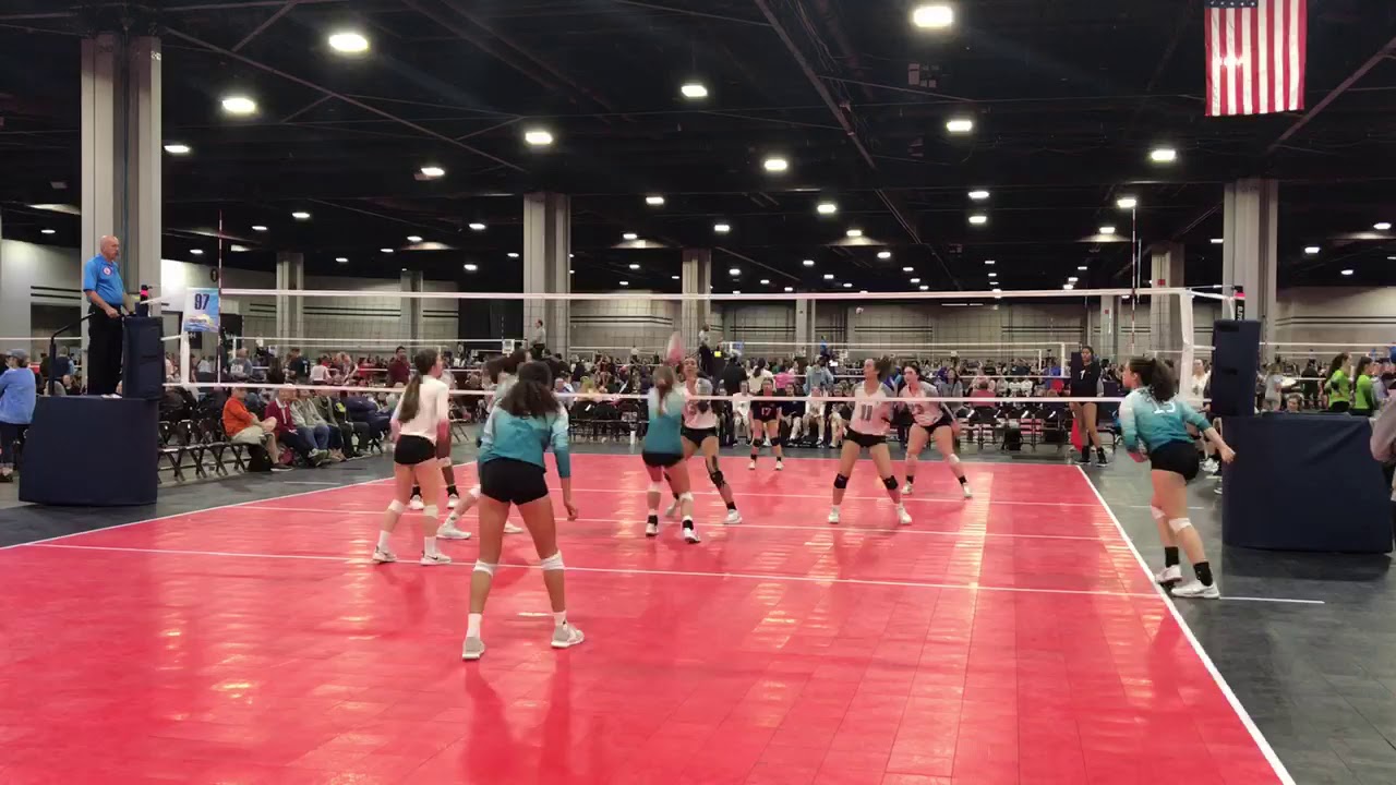 Grace Kiser #13 OH 2021, St Pete Volleyball U16 Teal - YouTube