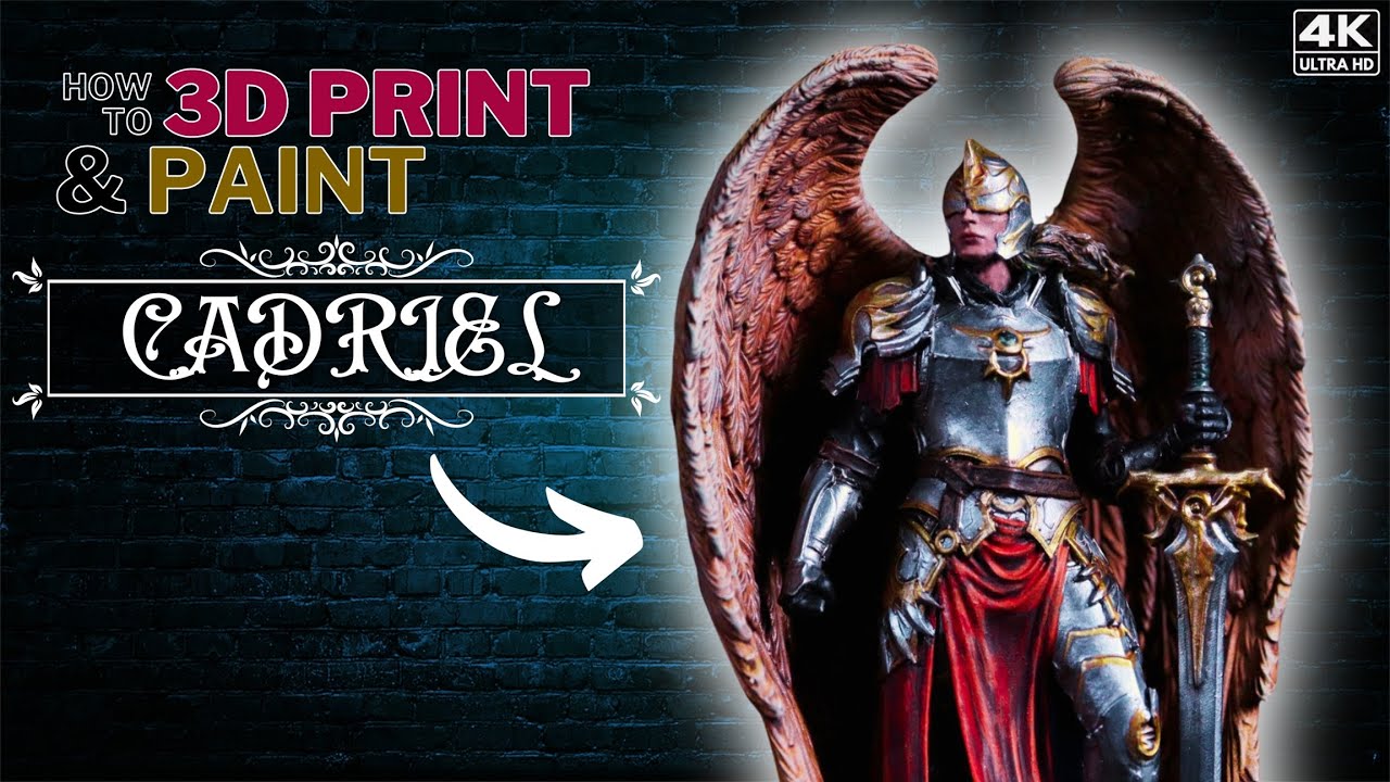 🔥 Cadriel Miniature Comes to Life: 3D Printing & Painting Tutorial ...