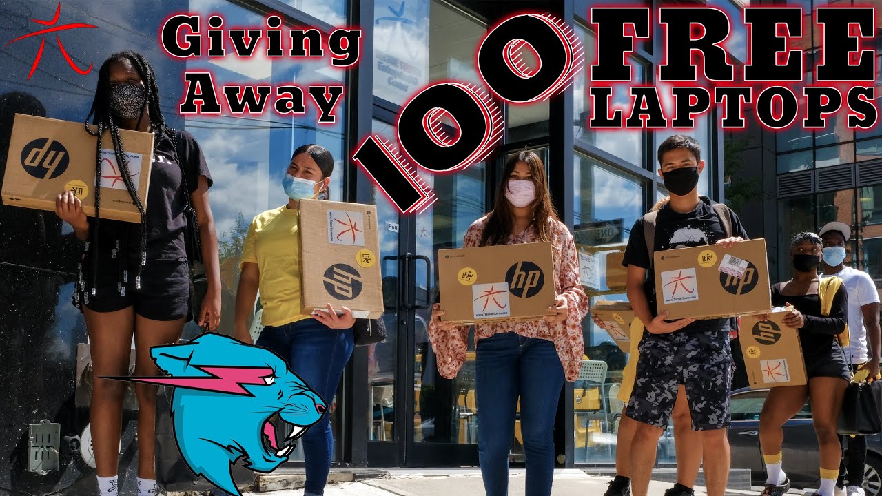 🔥 Giving Out 100+ FREE LAPTOPS to Teens in Foster Care ...