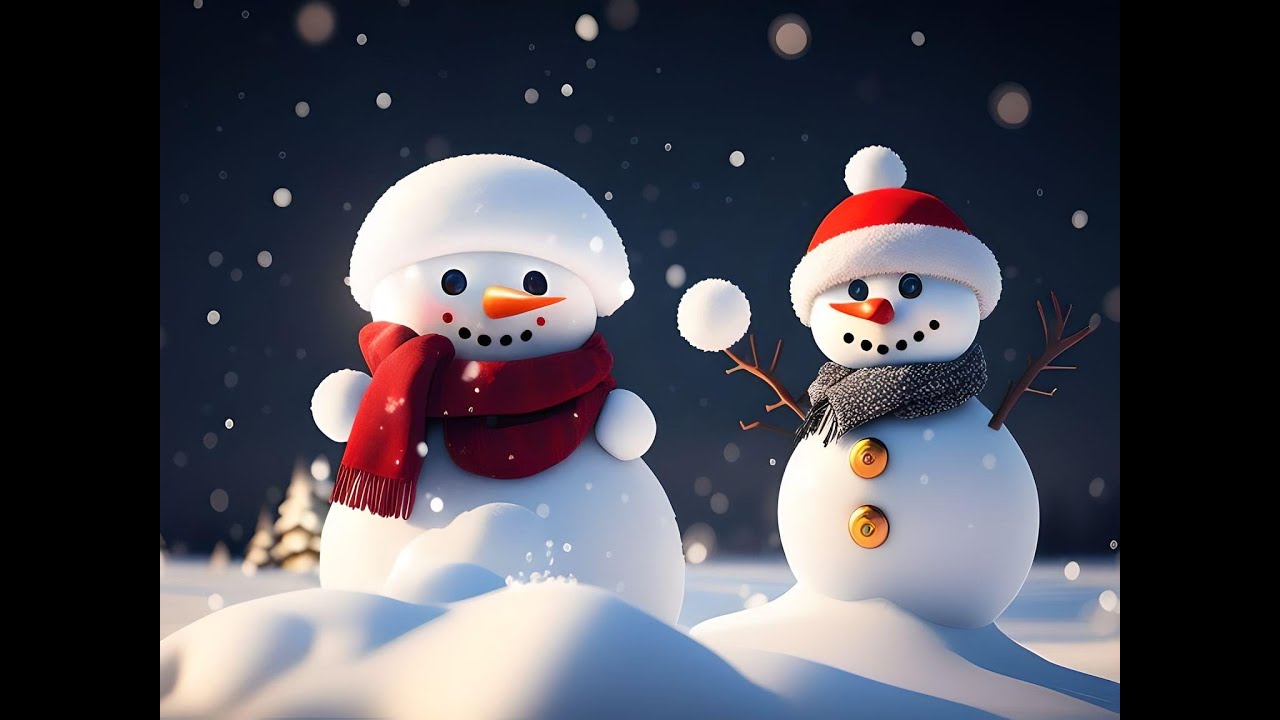 I'm a Little Snowman | Kids song | Kids rhymes (with Lyrics) | Playful ...
