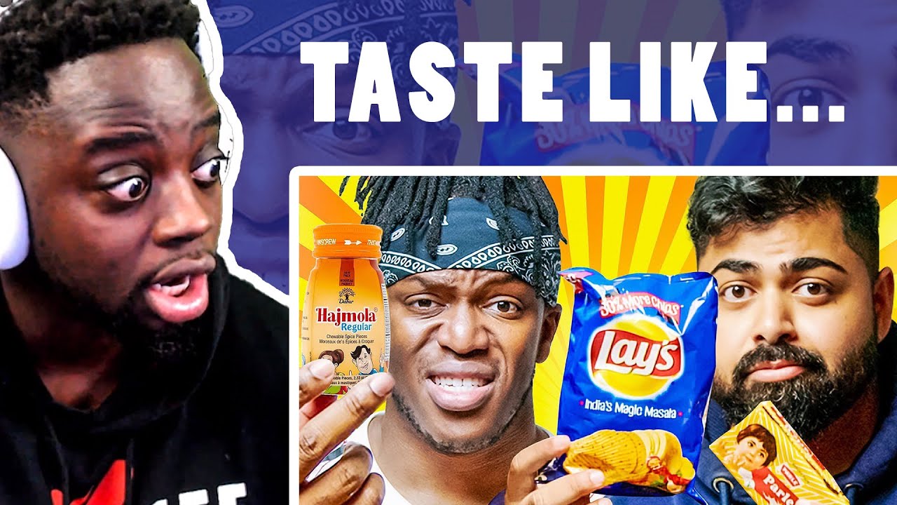 MUSALOVEL1FE Reacts to KSI Tries INDIAN Snacks! - YouTube