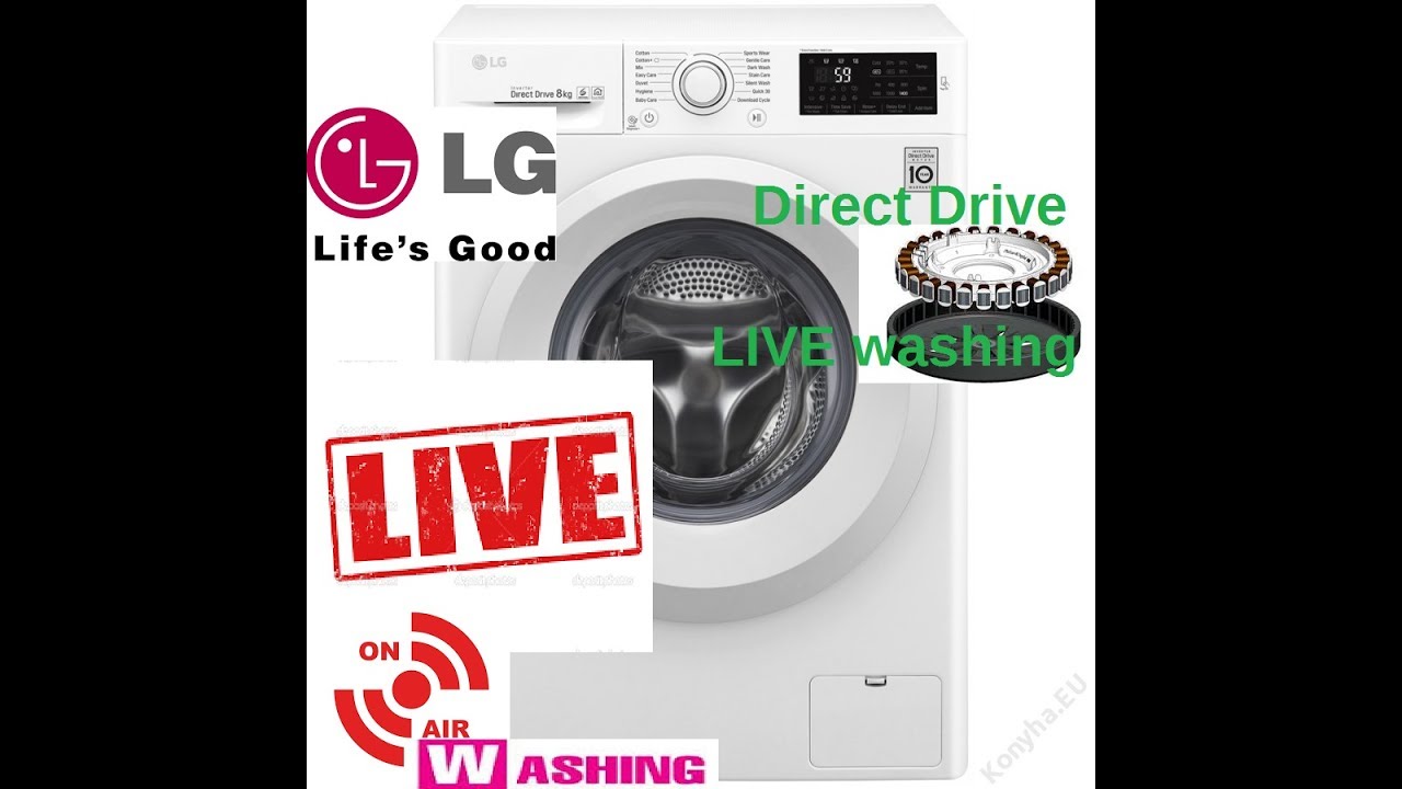 LG Direct Drive 6 motion A+++ -30% washing machine, QUICK 30 program ...