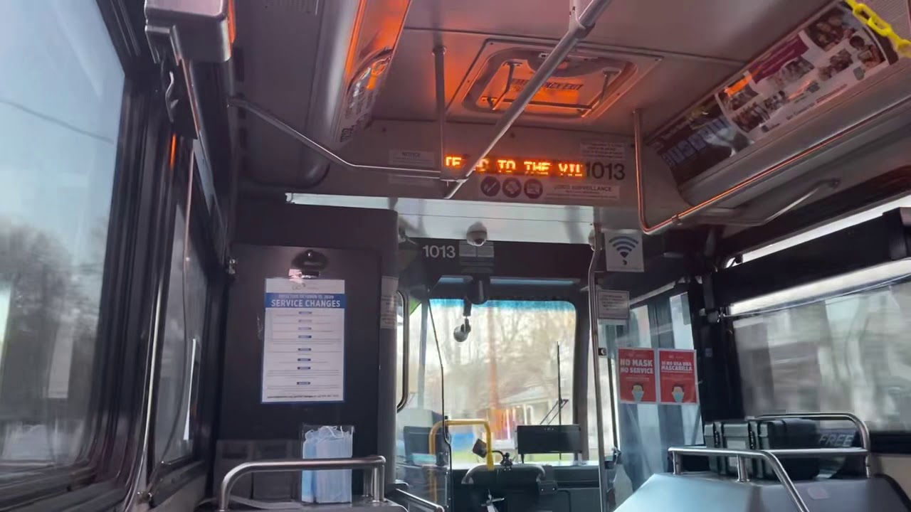 Route 3C inbound bus 1013 to Durham Station - YouTube