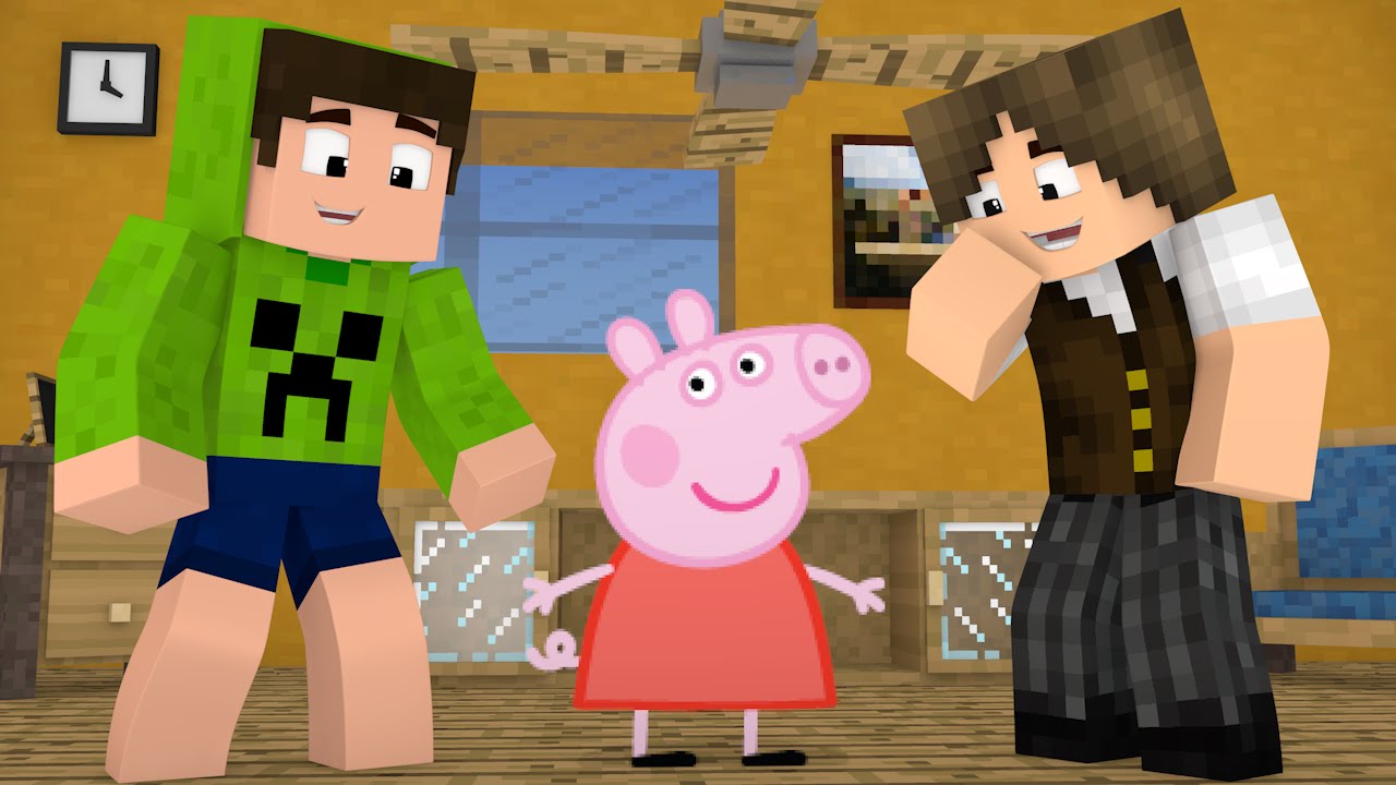 PEPPA PIG NO MINECRAFT - Build ( ft JazzGhost ) - YouTube