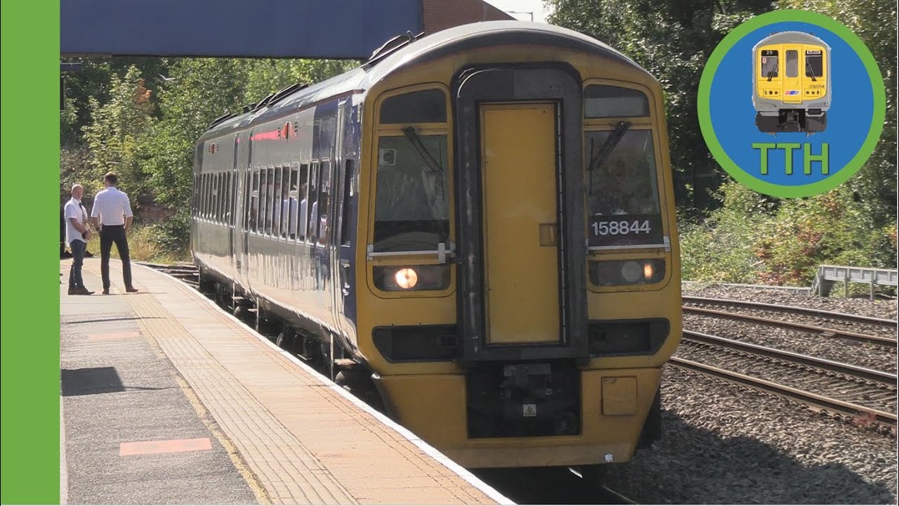 Class 158 passes Thornaby - YouTube