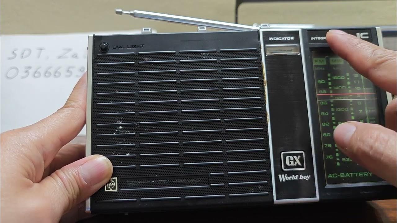 Radio National Panasonic rf 858d GX world boy ( đã bán ) - YouTube