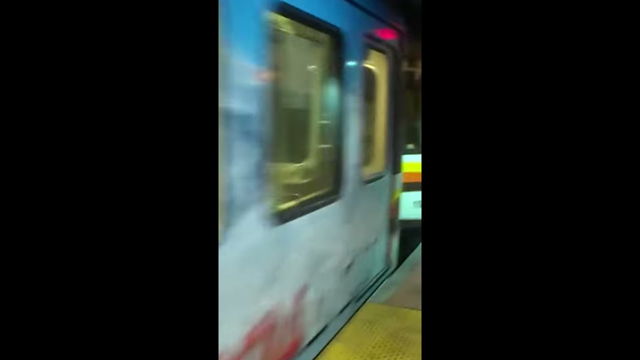 NFTA Metro Rail approaches university station. - YouTube