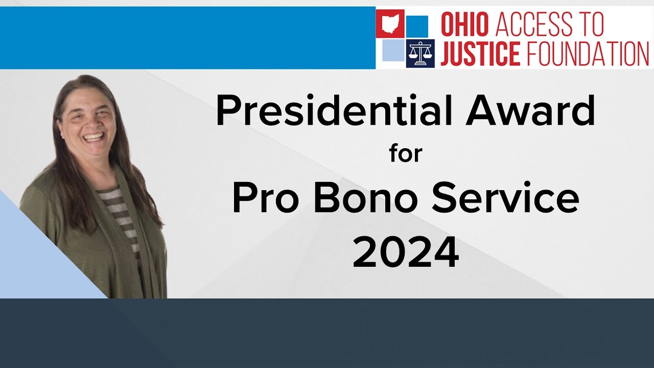 Robin Bozian – Recipient of the 2024 Ohio Access to Justice Foundation ...