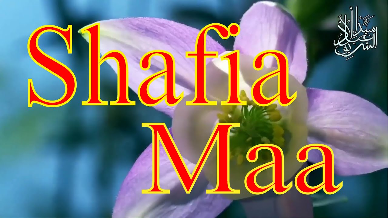 Shafia Maa_Qaseedah Shareef[Jabid Ahmad] - YouTube