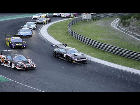 ACC: Hungaroring at PitSkill, Elite Race, P2 Finish - Highlights from early 2025