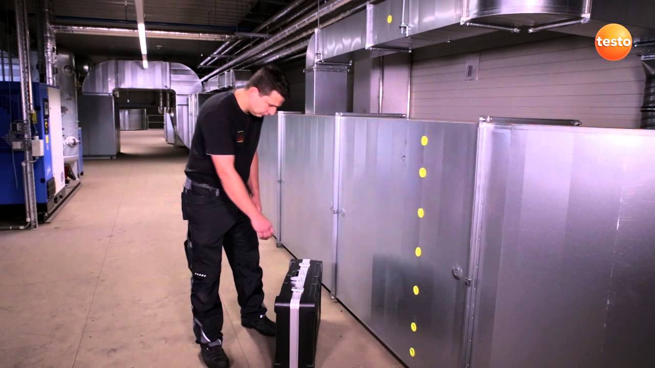 Durchführung einer RLT-Netzmessung mit dem testo 480 | Be sure. Testo ...