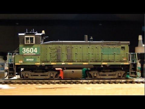 Custom Athearn BNSF (Ex-BN) SW1000 #3604 - YouTube