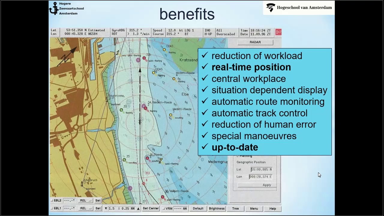 kennisclip ECDIS deel 10 back up benefits and risks - YouTube
