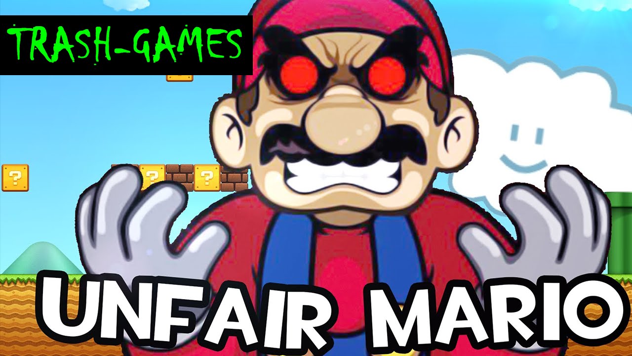 TRASH-GAMES | ★ Unfair Mario [HD+] Let's Play Unfair Mario - YouTube
