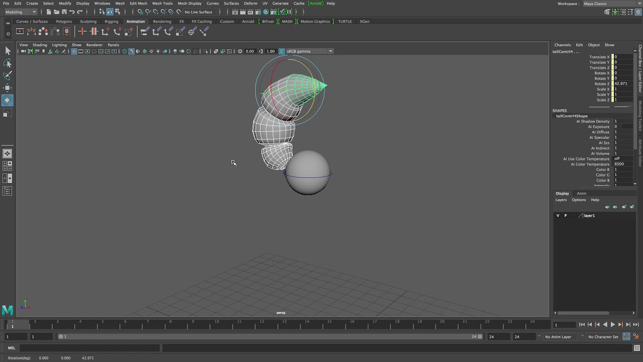 Fox Ball Bounce Animation Tutorial - YouTube