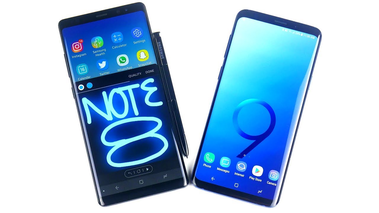 Note 8 vs S9 Plus Speed Test! - YouTube