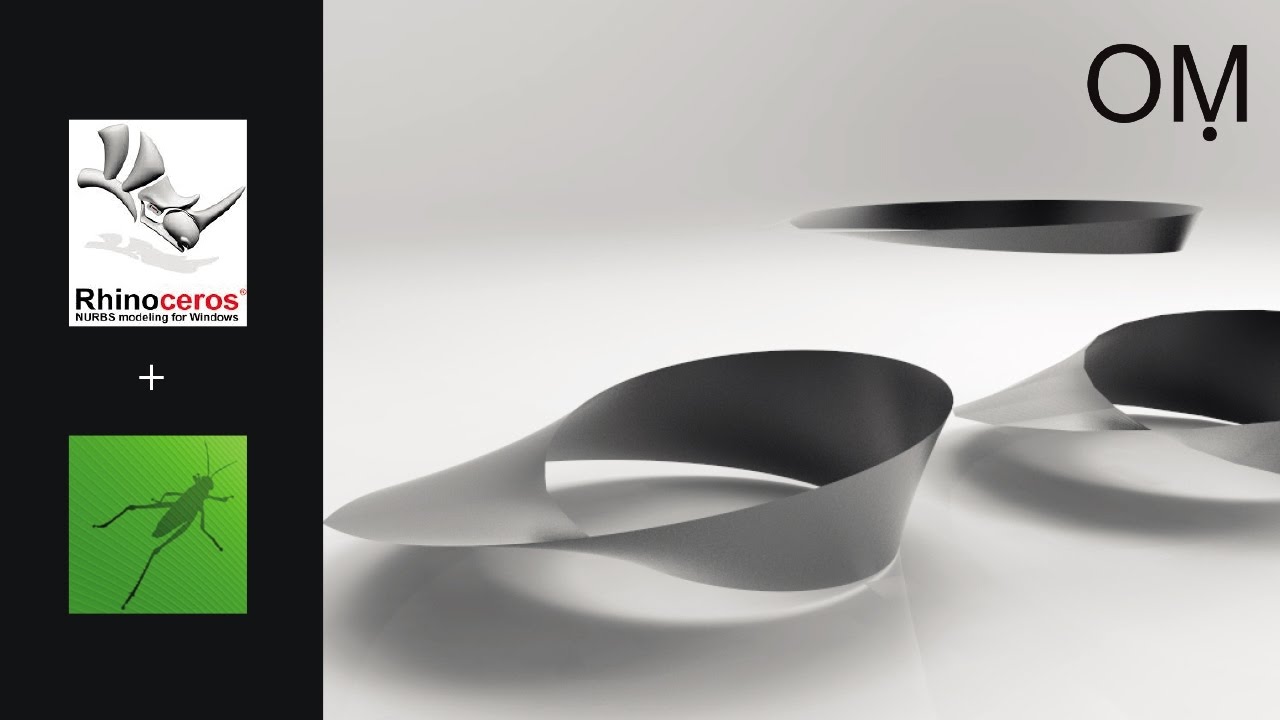 grasshopper surface from points tutorial mobius - YouTube