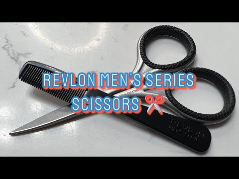 Revlon Men’s Series Precision Scissors - YouTube