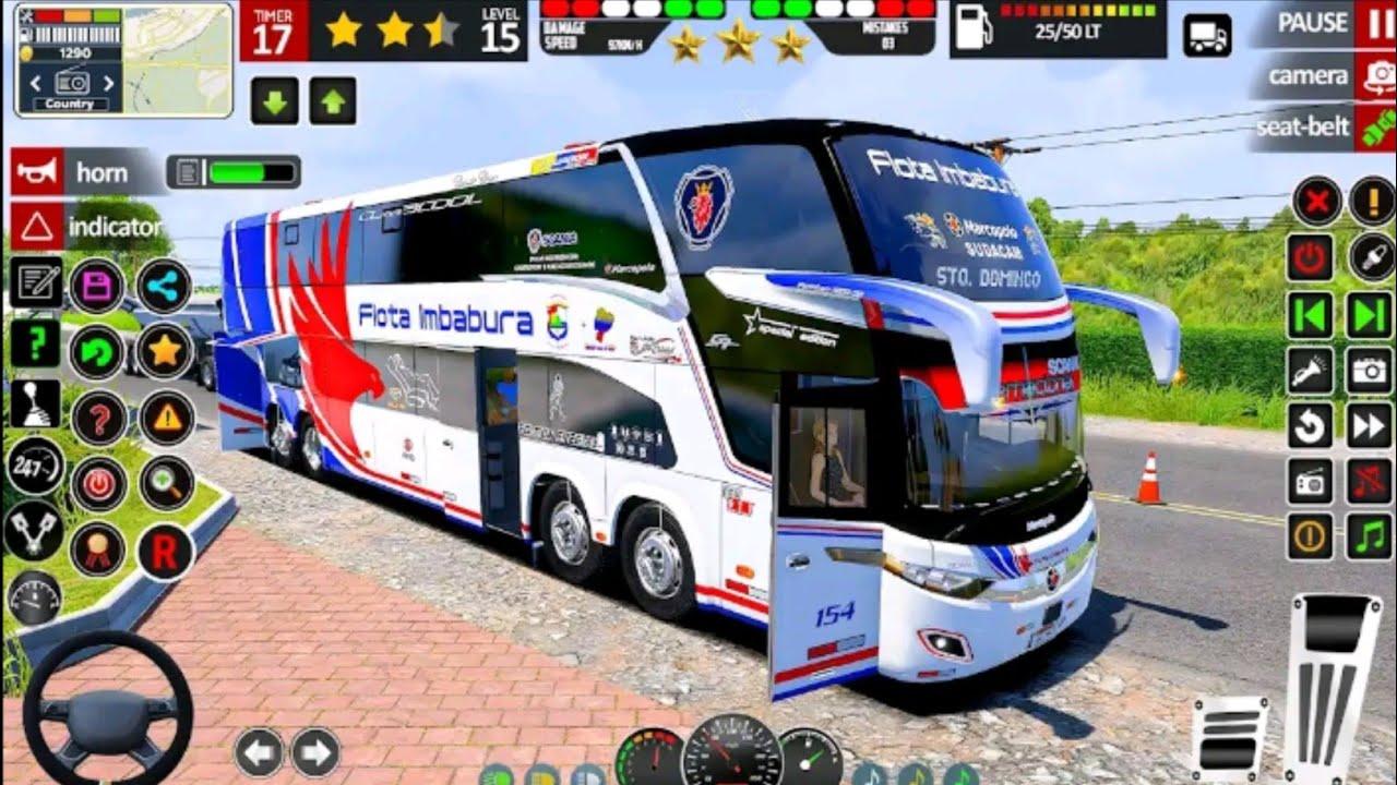 3D Bus Route Simulator Android Gameplay, - YouTube