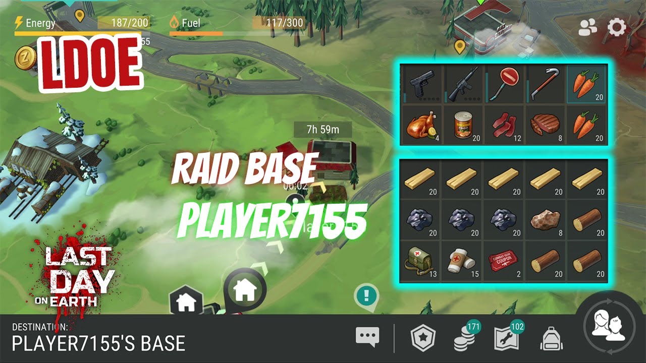 LDOE | Raid Base Player7155 - Last Day On Earth - YouTube