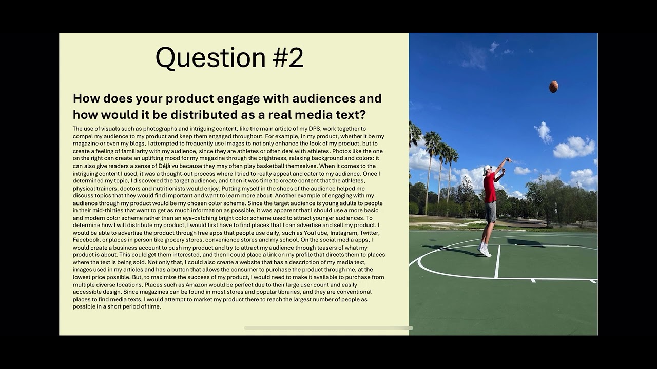 Creative Critical Reflection Question #2 - YouTube
