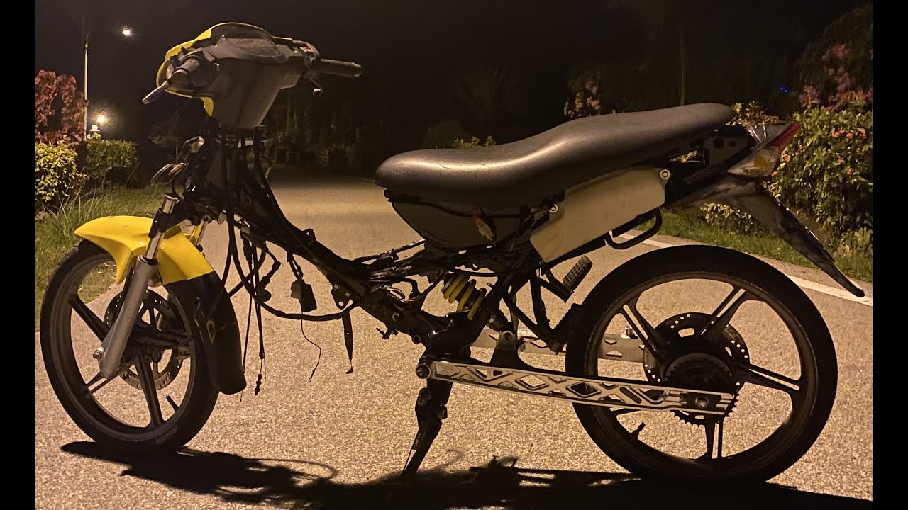 Modenas Dinamik 120 modified pakai arm hypertech y15 | Part 1 - YouTube