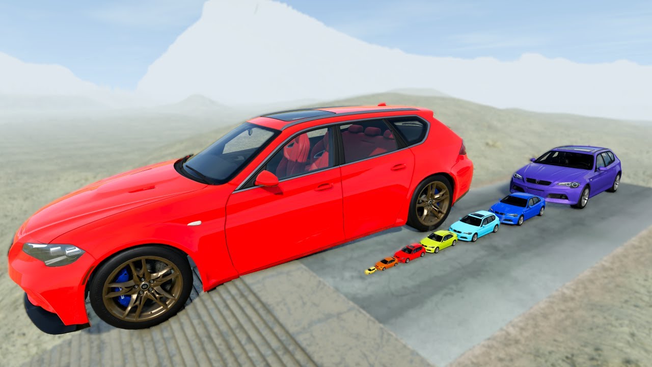 Small Cars vs Stairs BeamNG Drive | #7 - YouTube