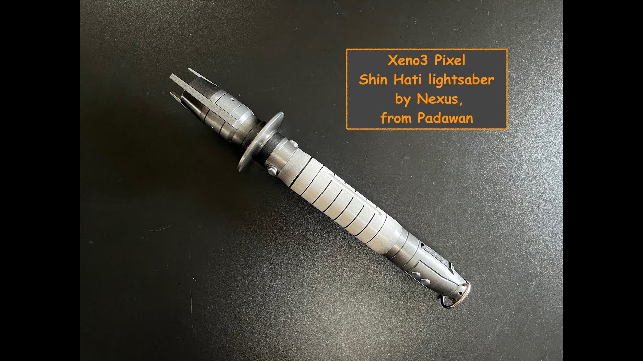 Xeno3 Pixel Shin Hati (weathered) Lightsaber by Nexus from Padawan ...