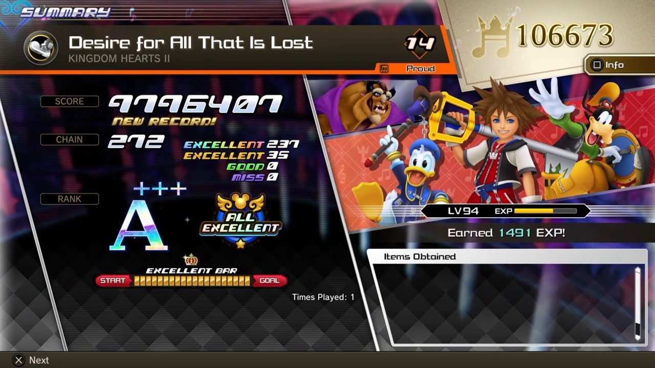 Desire for All That is Lost - KH Melody of Memory (Proud Mode/All ...