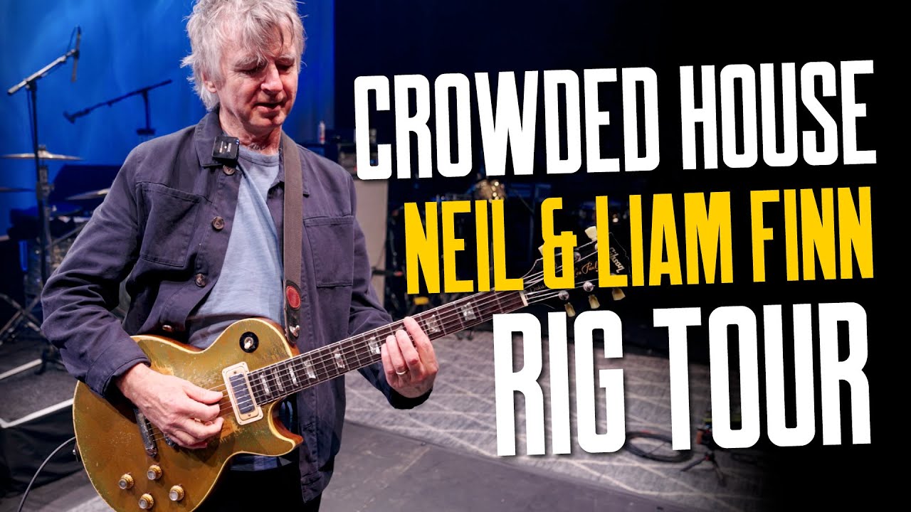 Neil Finn & Liam Finn Of Crowded House [Guitar Rig Tour 2022] - YouTube