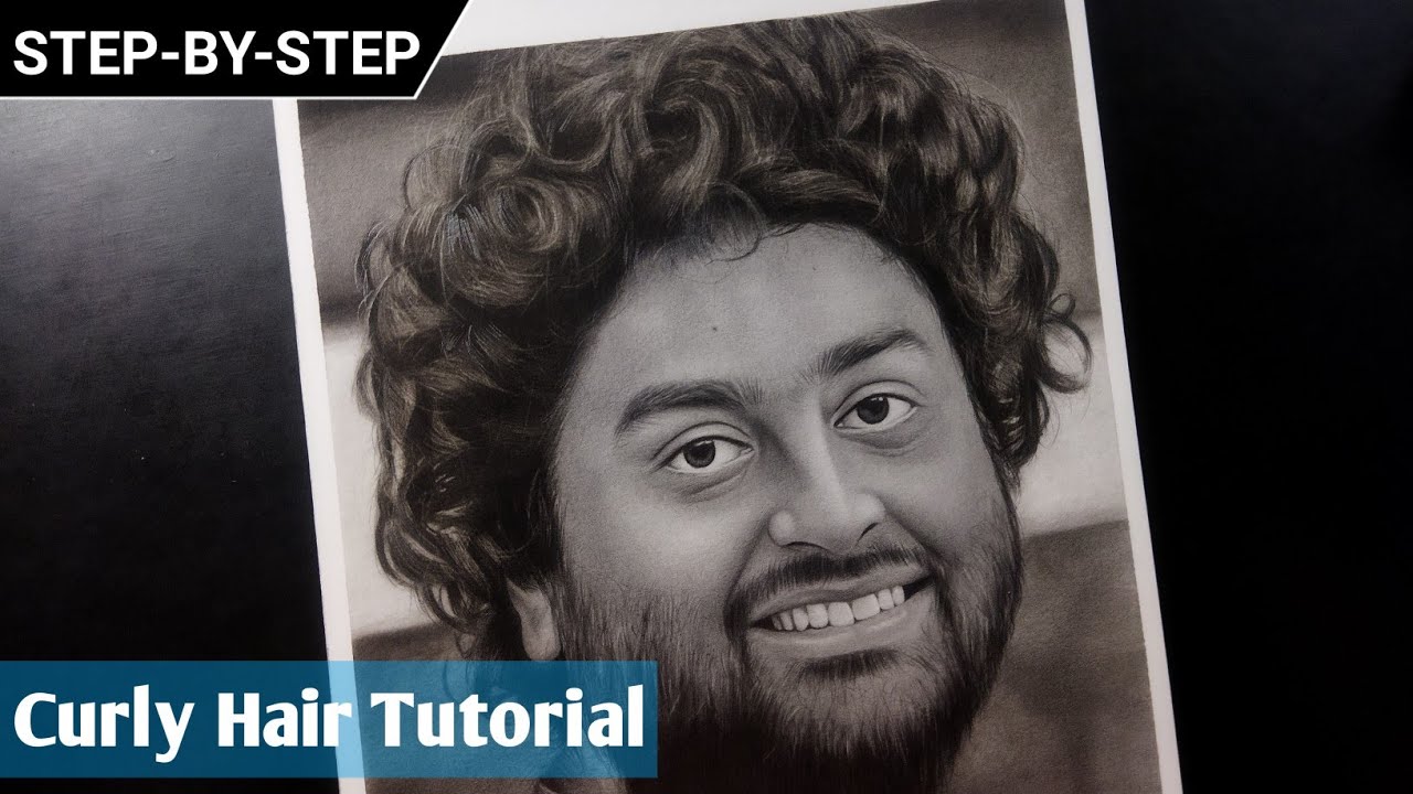 How to Draw Realistic Curly Hair | Step-by-Step - YouTube