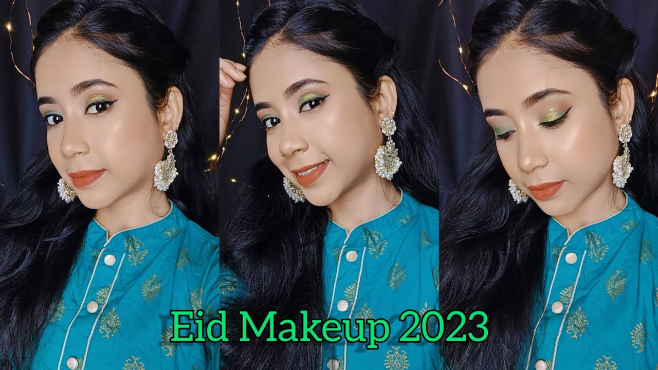 Eid Makeup Tutorial 2023 | Green dress 💚 | ঈদের সাজ | - YouTube