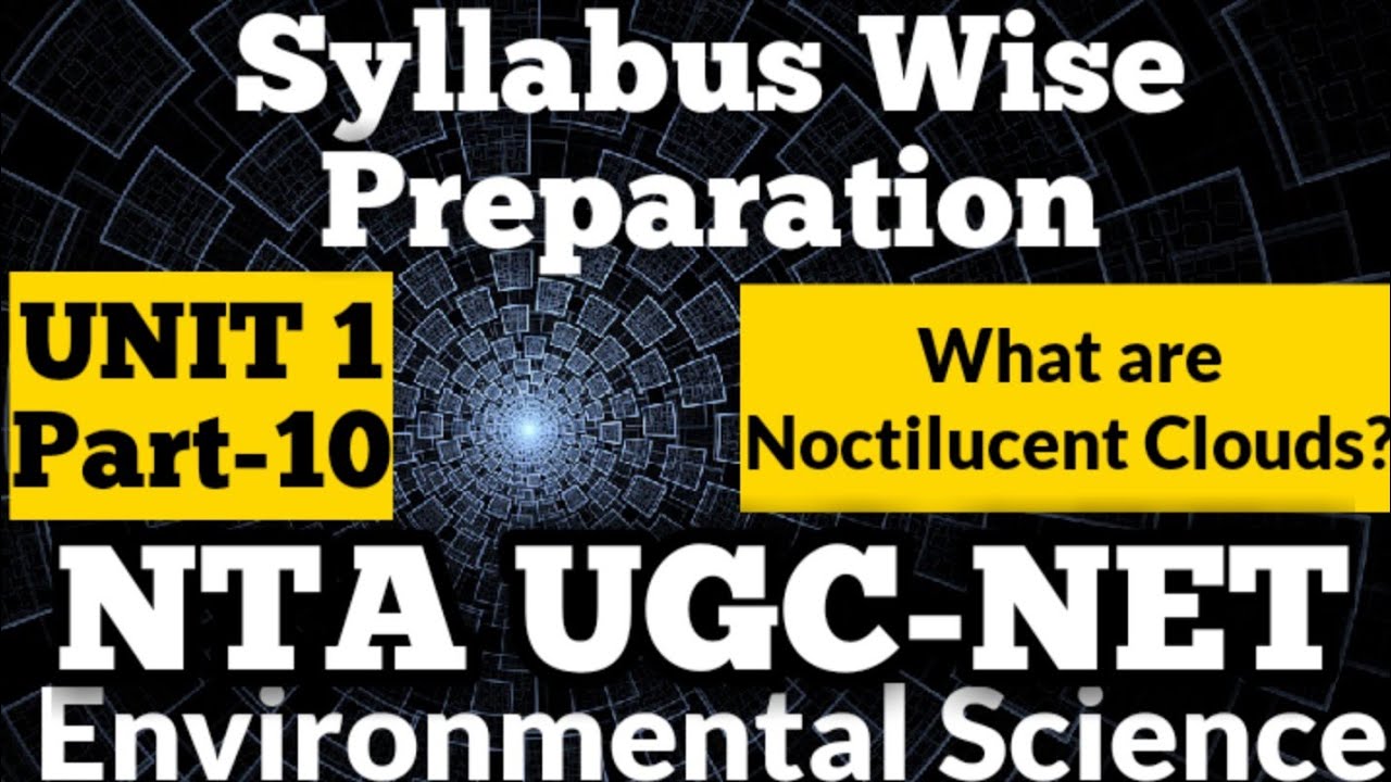 🔴Syllabus Wise UGC NET-Environmental Science Course-Unit 1(Part 10 ...