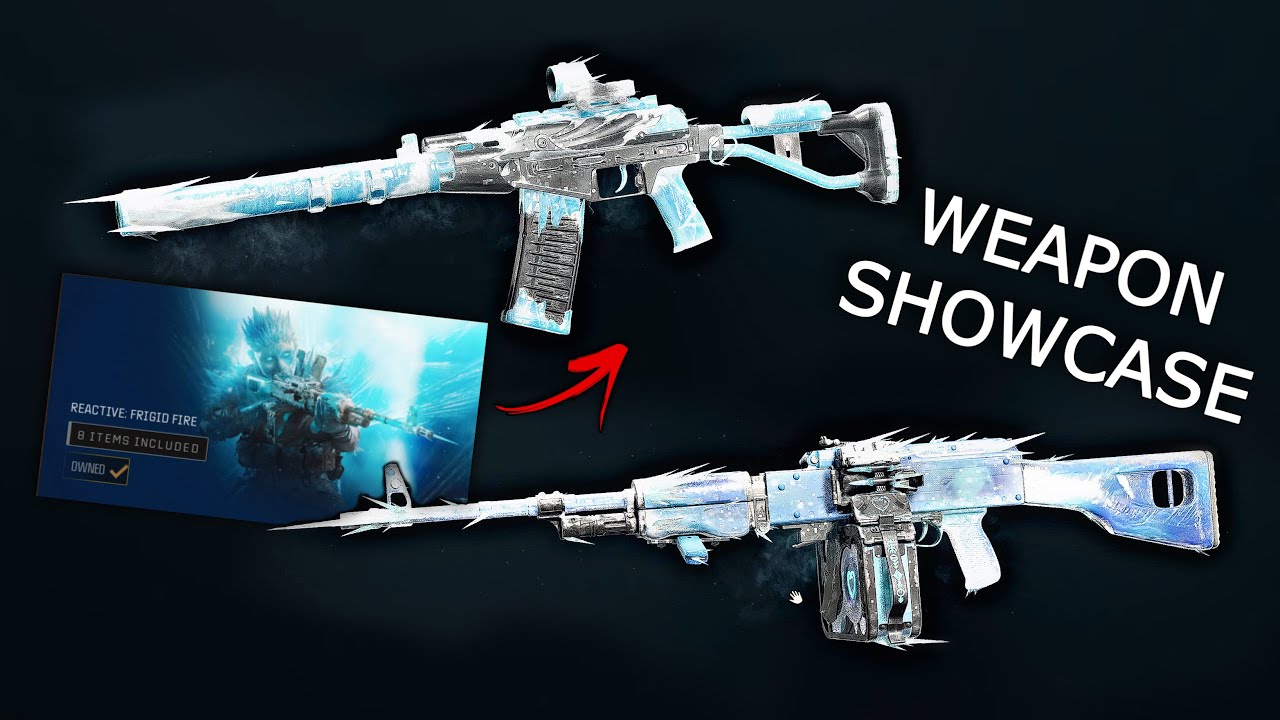 TRACER PACK: FRIGID FIRE REACTIVE BUNDLE - WEAPON SHOWCASE - CALL OF ...