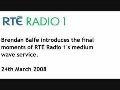 RTE Radio 1 MW closedown
