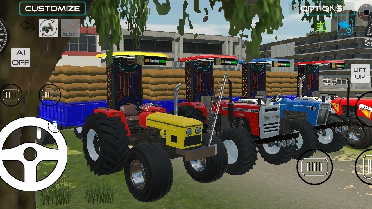 HMT😡Tractor 4by4 VS Eicher 24 4by4 full trolley new Massey #farming 🚜 ...