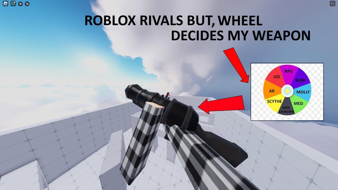 Roblox Rivals but a wheel chooses our weapons! - YouTube