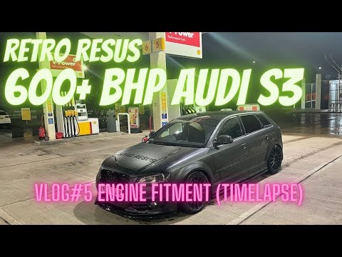 Retro Resus car build diary Vlog#5 *Engine finally in* TIMELAPSE