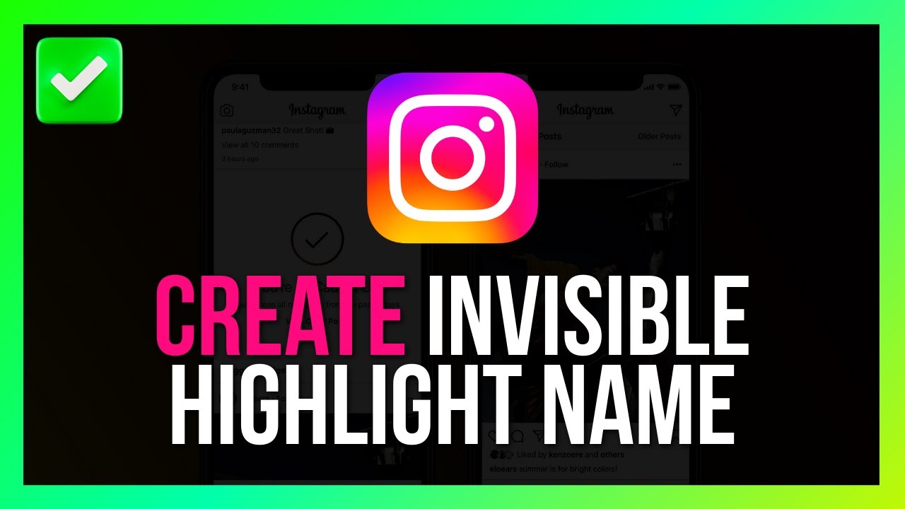 How to Create an Invisible Highlight Name on Instagram [Quick Guide ...