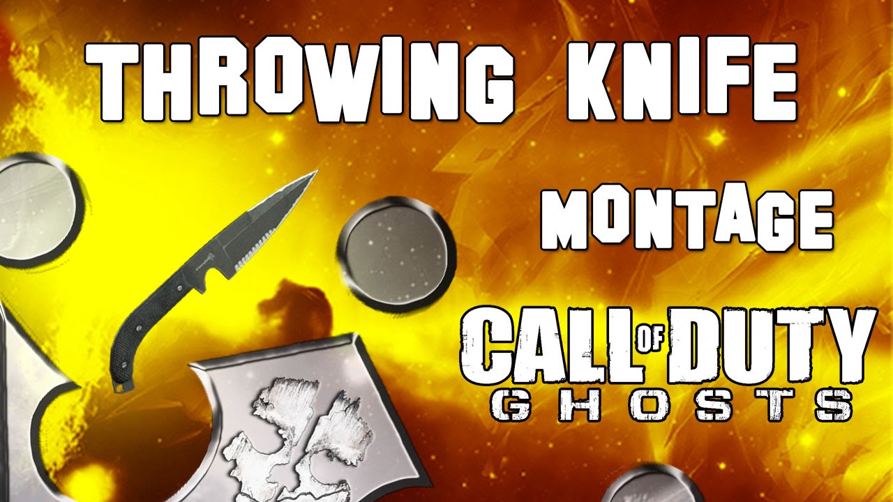 Call Of Duty Ghosts Throwing Knife Montage - YouTube