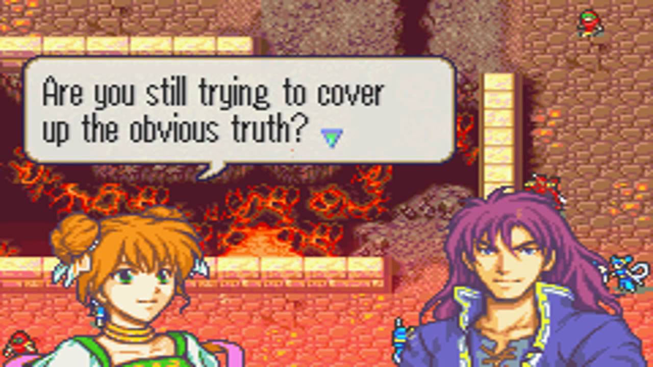 Fire Emblem The Sword of Seals: Lalum and Geese Support Conversations ...