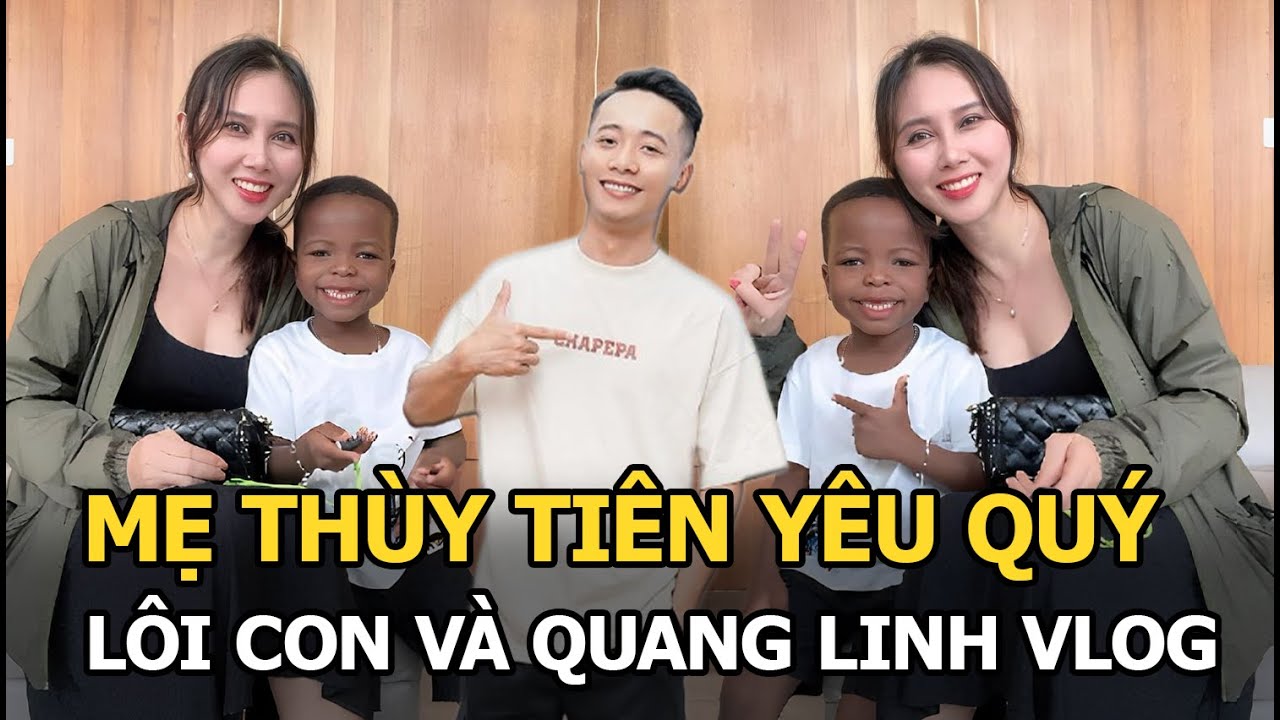 Mẹ Thuỳ Tiên yêu quý Lôi Con và Quang Linh Vlogs - YouTube